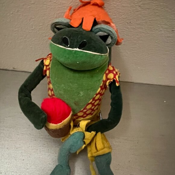 DAKIN | Toys | Vintage Dakin Calypso Joe Frog With Bongo Drum Stuffed ...